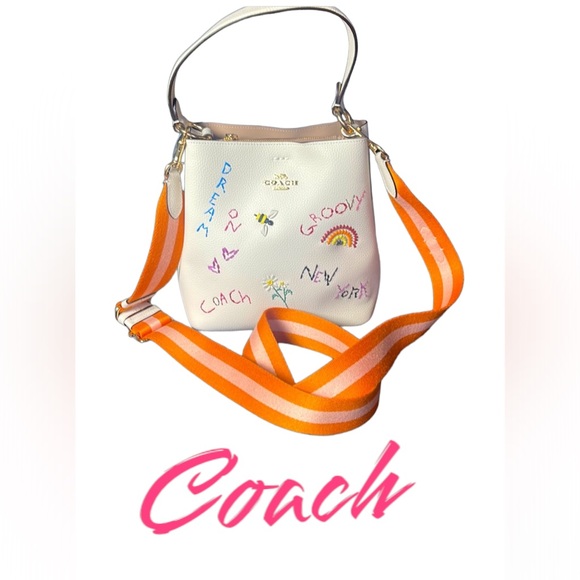 Coach | Bags | Nwt Coach Purse Bag Small Town Bucket Bag Embroidered ...